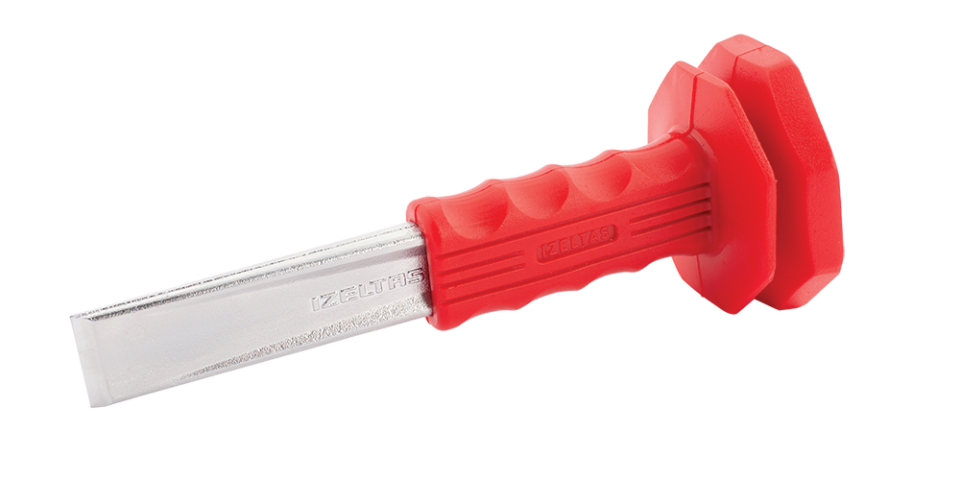 Flat Cold Chisel (With Safety Handle) - İZELTAŞ